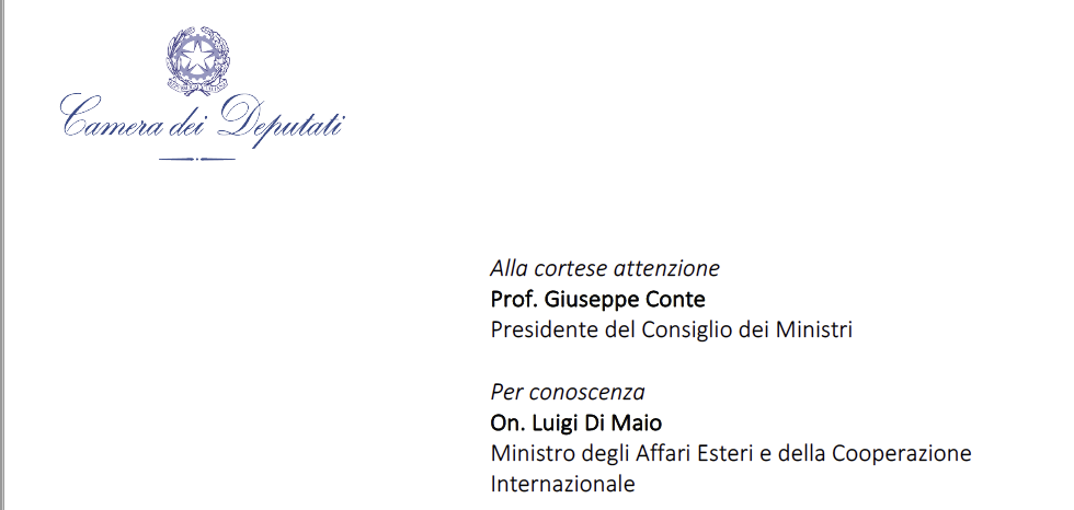Lettera a Conte: norme troppo dure per i rientri - Elisa Siragusa ...